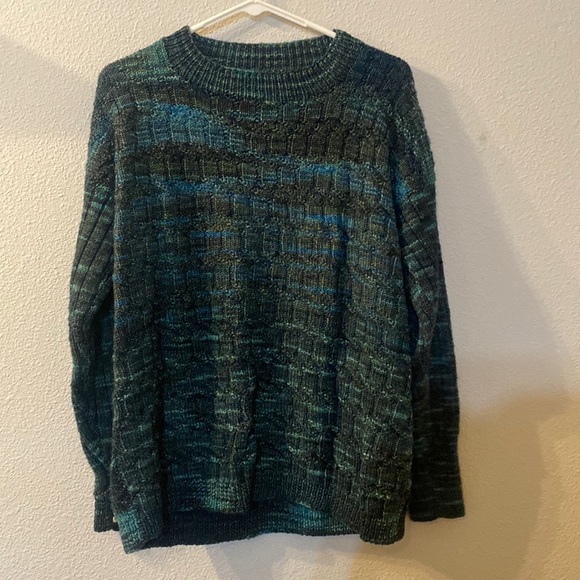 Sweaters | Handmade Knitted Sweater Fits Like A Large | Poshmark
